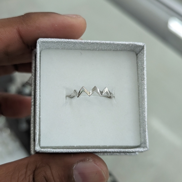 Unbrand | Jewelry | 4kt Real White Gold Ring For Women | Poshmark